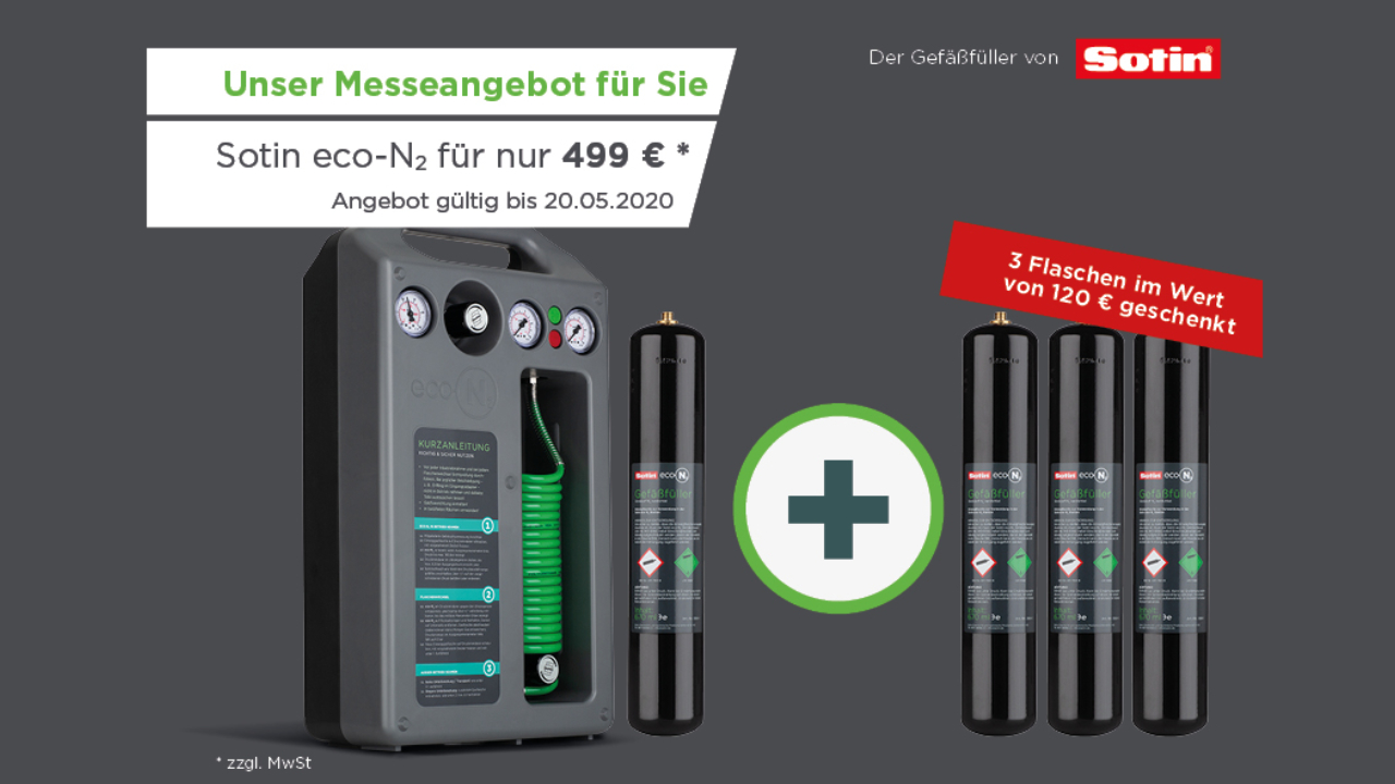 Sotin eco-N2: Heizungswartung mit Stickstoff-Systemlösung | Haustec