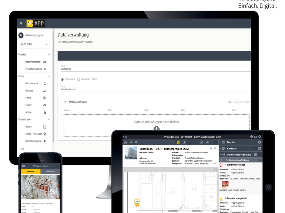 Baudokumentations-App Bapp von Bapp GmbH | Haustec