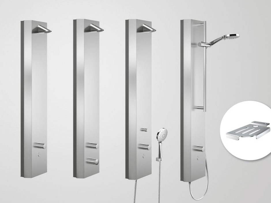 Schell: Duschpaneel-Serie Linus Inox | Haustec