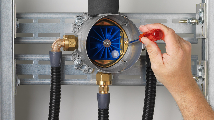 KWC Bluebox für alle Unterputzlinien | Haustec