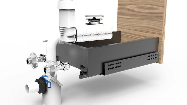 Geberit: Raumsparsiphons für mehr Platz unter dem Waschtisch | Haustec