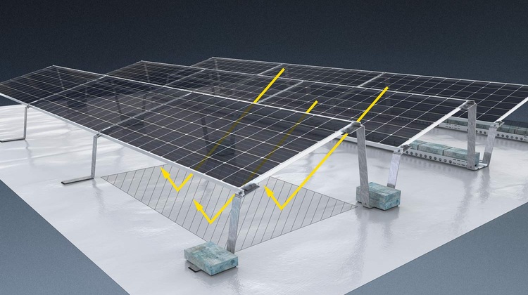 Aerocompact: Montagesystem für bifaziale PV-Module und Gründächer auf den Markt | Haustec