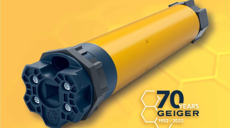 Intelligenter Kompaktmotor für schmale Rollladen von Geiger | Haustec