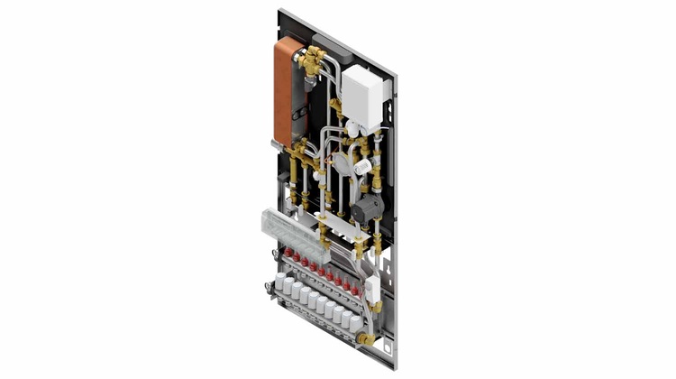 Pewo Therm T Modular: Wohnungsstation mit elektronischer Regelung | Haustec