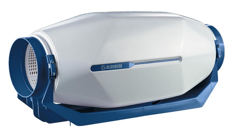 InWave: Leise Halbaxial-Rohrventilatoren von Blauberg Ventilatoren ...