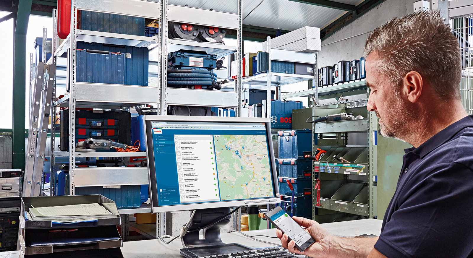 Bestandsmanagement: "TrackMyTools" von Bosch mit neuen Funktionen | Haustec