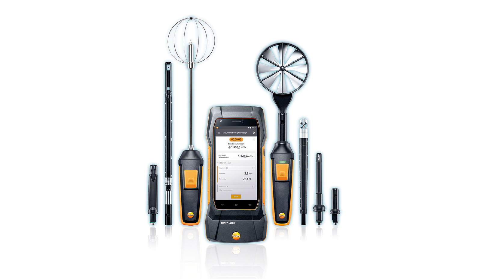 Klimamesstechnik von Testo: Das testo 400 mit Smart-Touch-Technologie ...