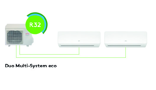 Fujitsu: Multi-Split-Systeme eco mit R32 | Haustec