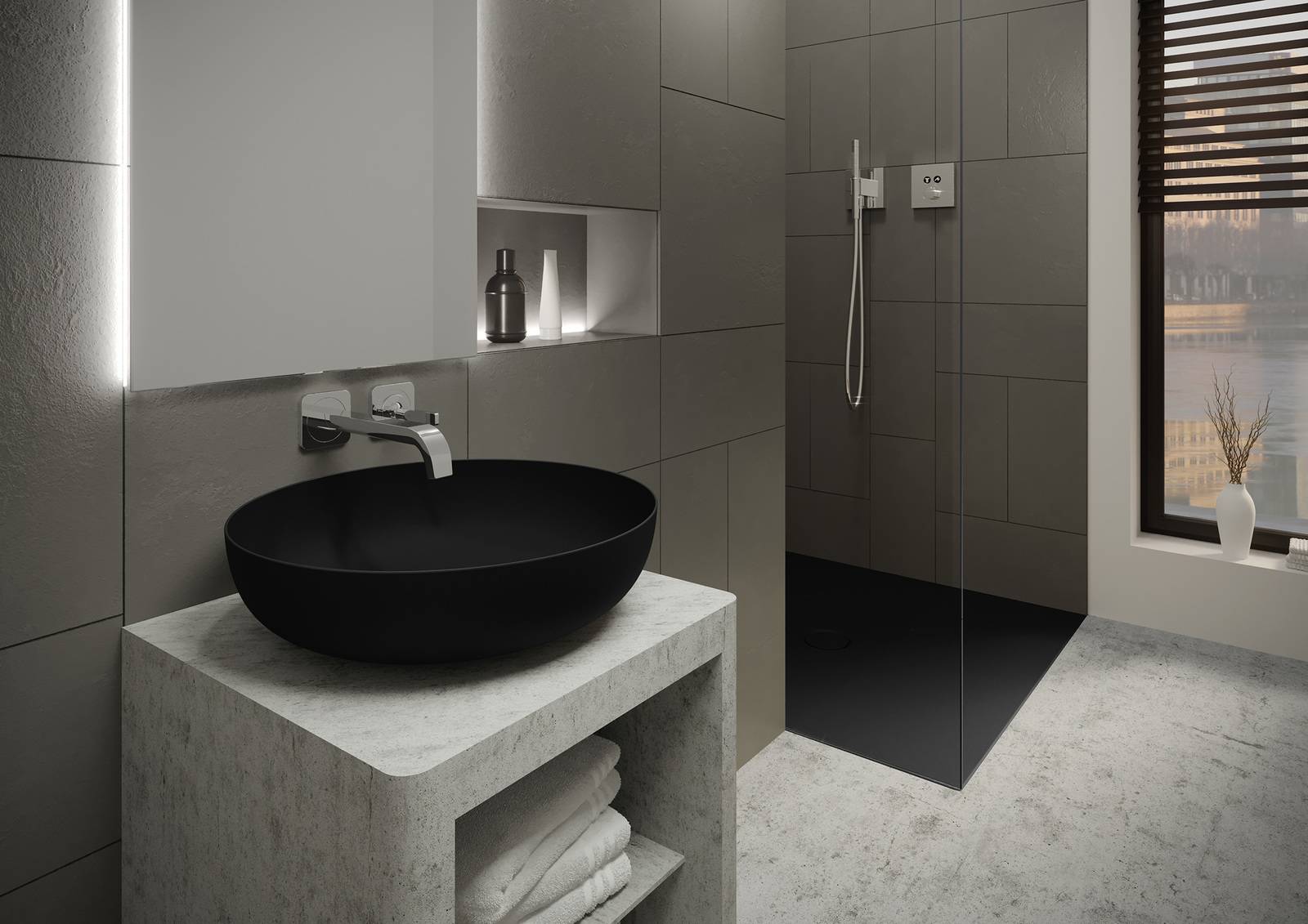 Black is back: 5 Gründe, warum Schwarz im Bad angesagt ist | Haustec