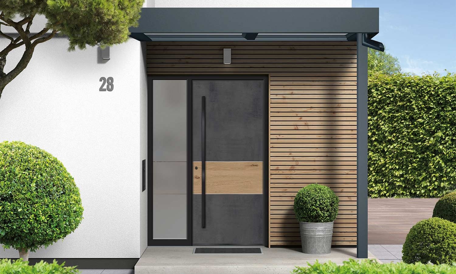 Versco: Haustür Quattro Elementi mit neuen Designvarianten | Haustec