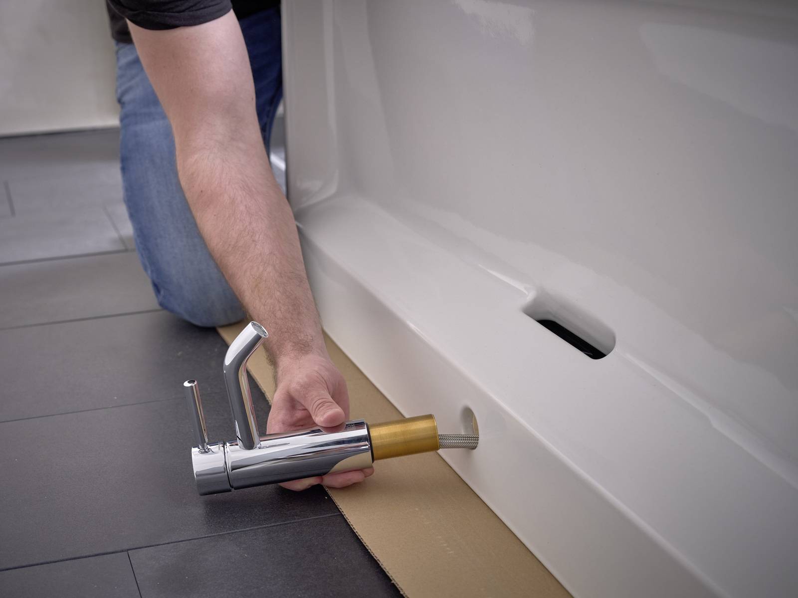 Montageanleitung: Platzsparender Siphon Geberit Clou | Haustec