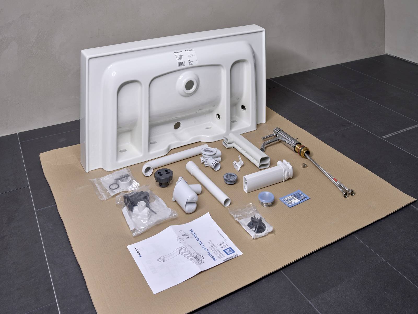 Montageanleitung: Platzsparender Siphon Geberit Clou | Haustec