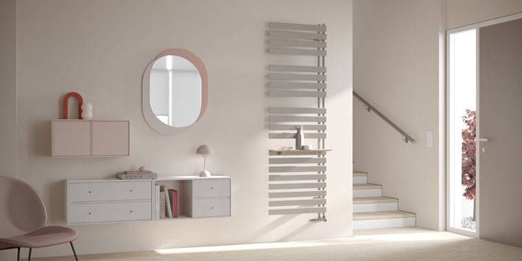 Kermi Credo Half flat: Badheizkörper mit flächigen Querrohren | Haustec