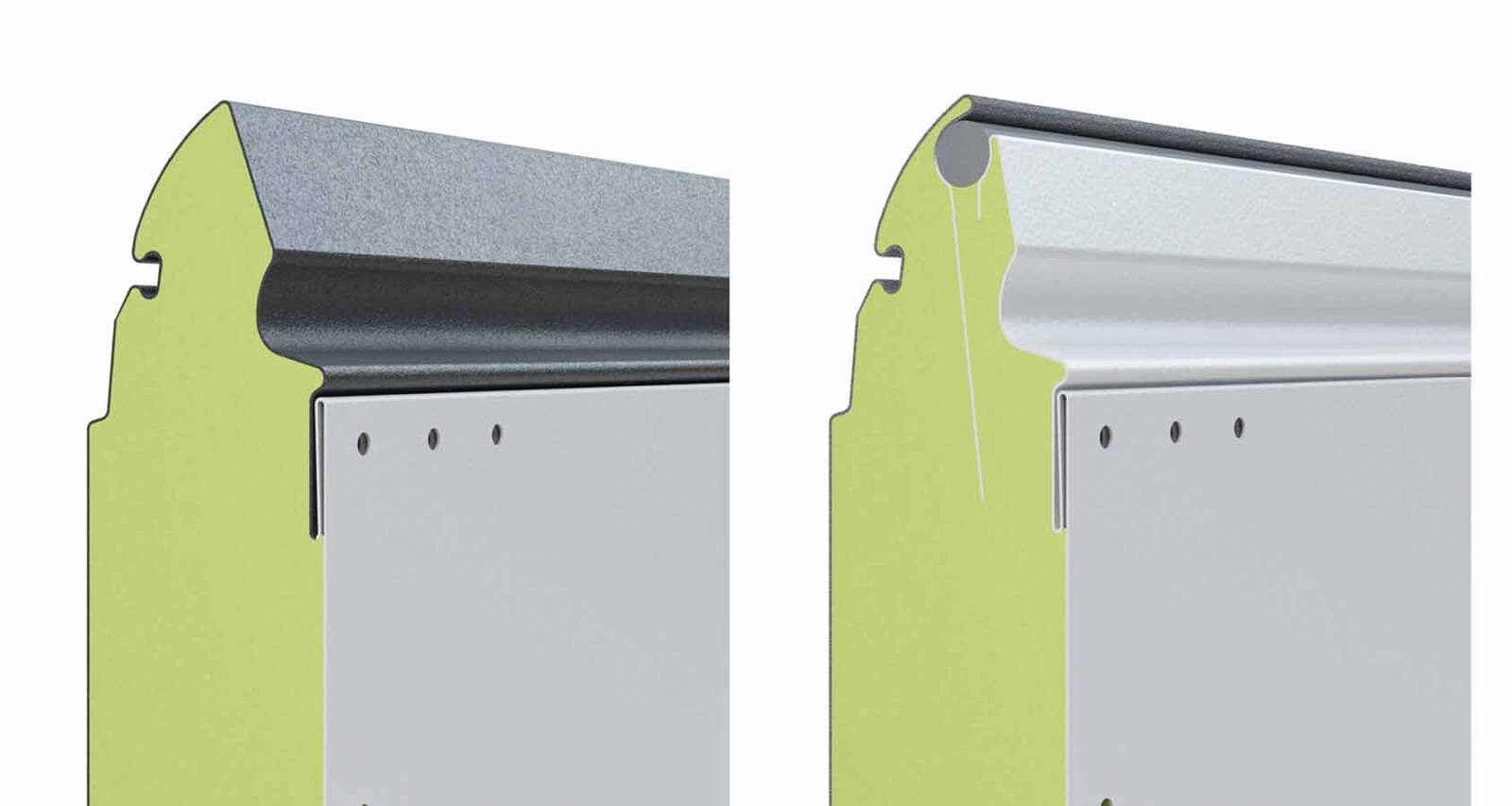 Novoferm Garagentor Evolution mit hoher Wärmedämung durch thermische ...