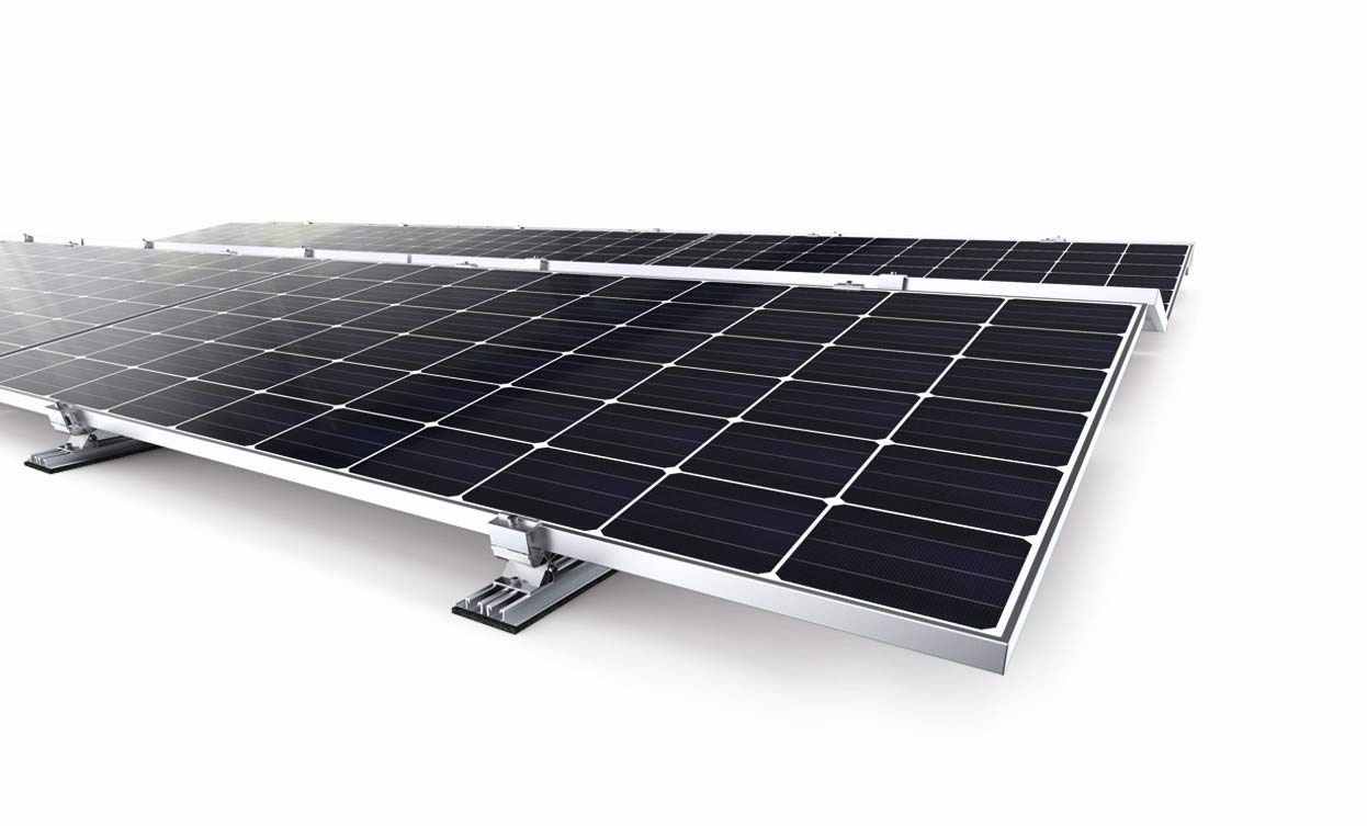 Aerocompact: Montagesystem für bifaziale PV-Module und Gründächer auf den Markt | Haustec