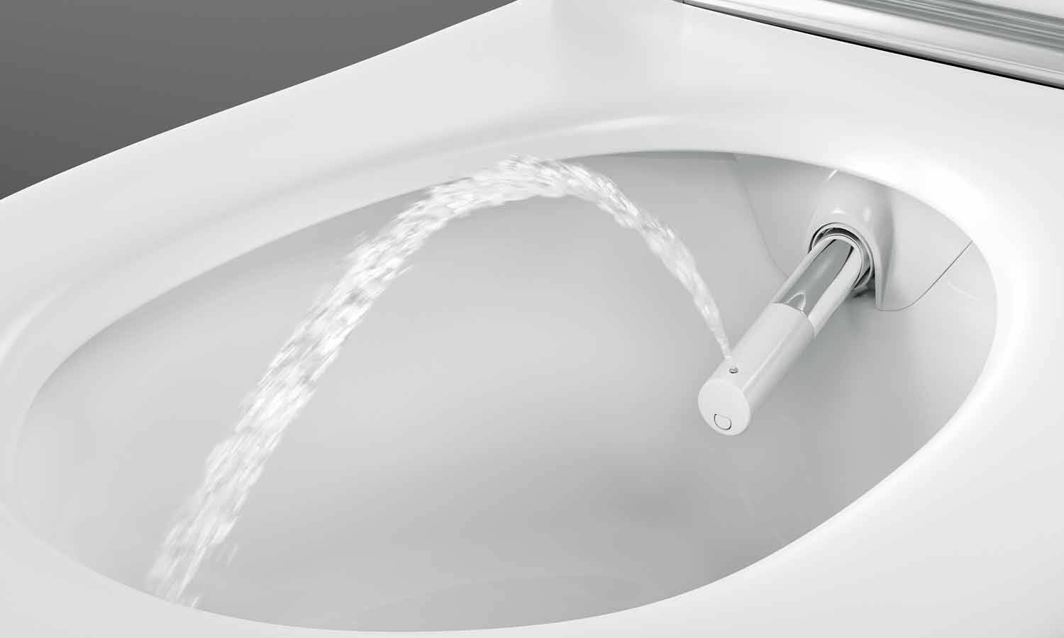 Dusch-WC Geberit AquaClean Sela mit weiß matter Oberfläche | Haustec