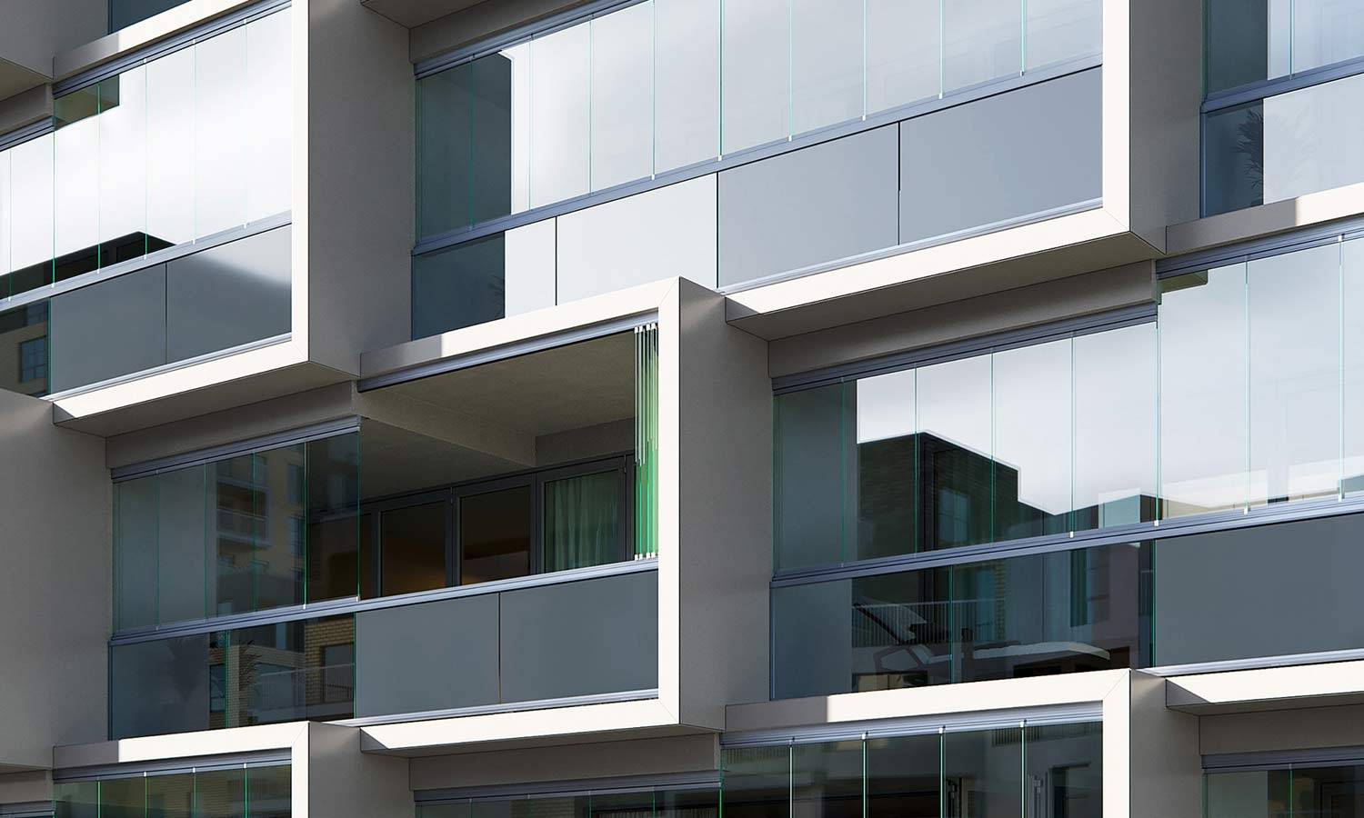 Solarlux Proline T: Modularer Ganzglas-Baukasten für Balkonfassaden ...