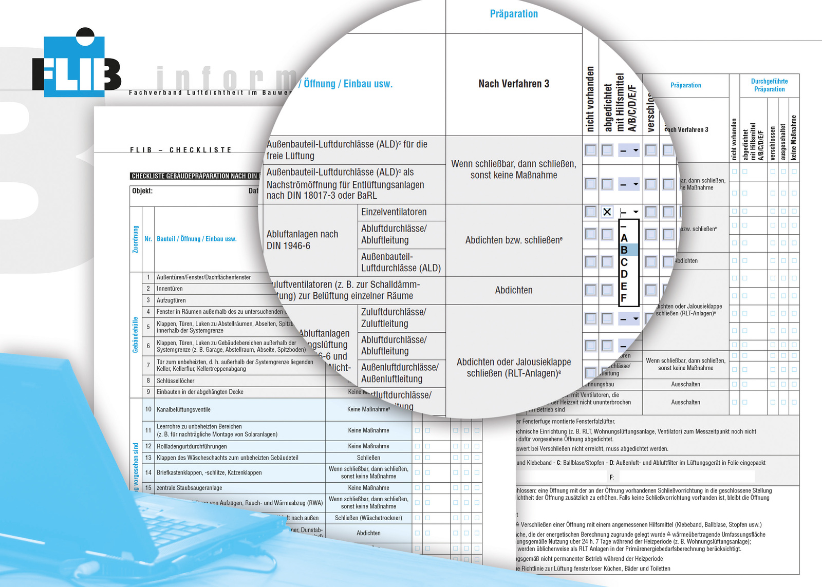 Gebäudepräparation für Blower-Door-Tests nach GEG | Haustec