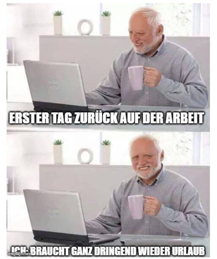 Vom Urlaub zurück zur Arbeit - die besten Memes | Haustec