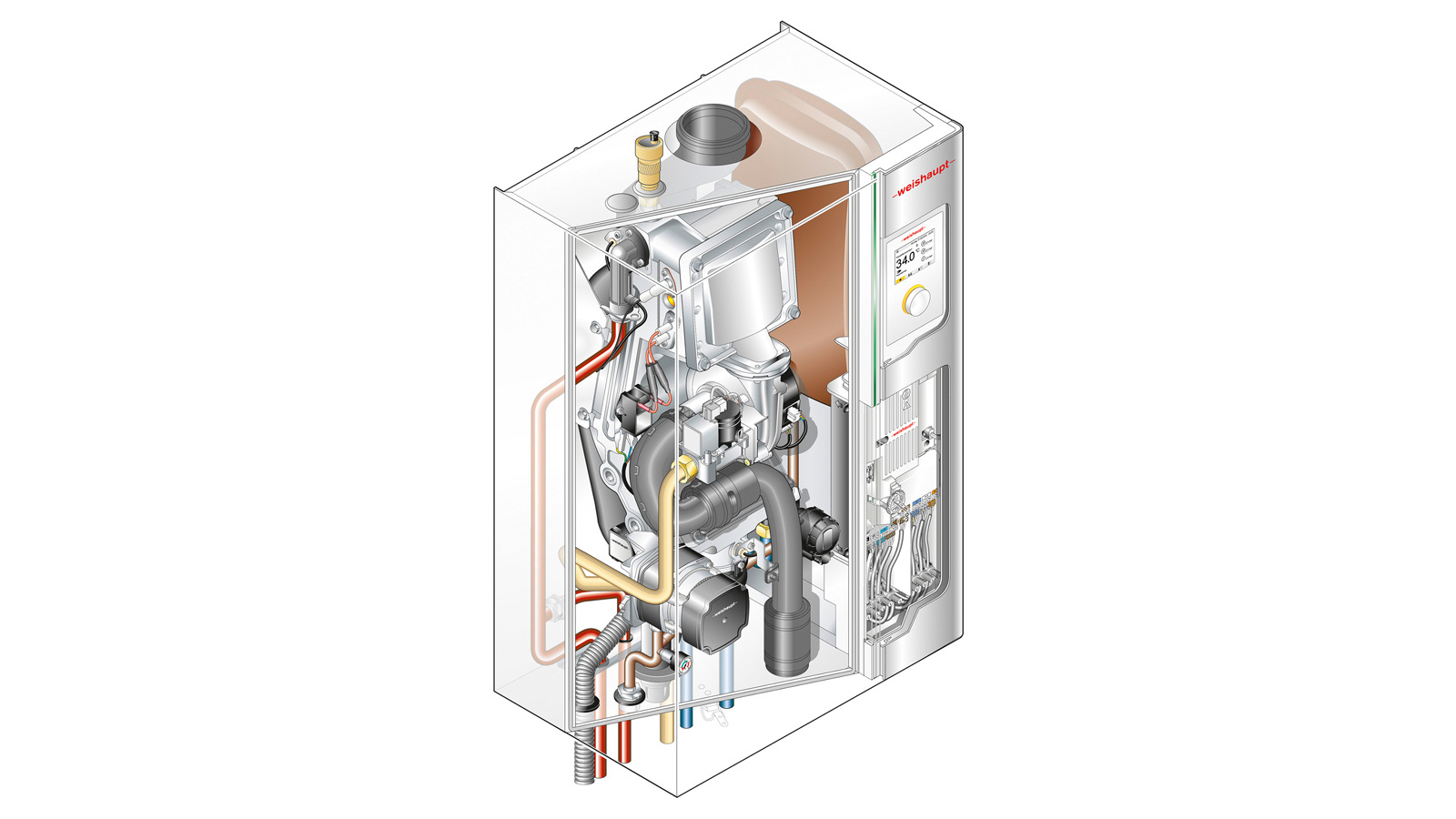 Gas-Brennwertgerät Thermo Condens WTC-GW B von Weishaupt | Haustec