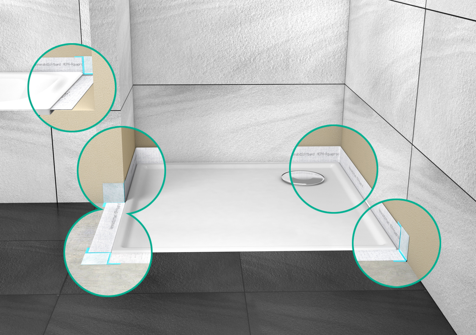 5 Fragen zur DIN 18534: Boden- & Wandflächen im Bad abdichten | Haustec