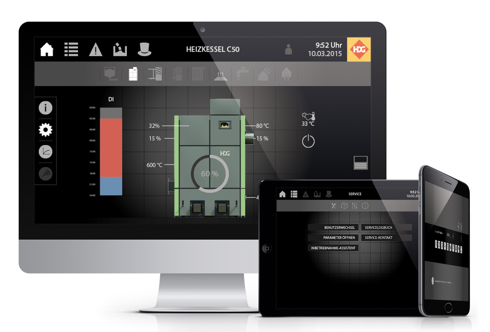HDG: Scheitholzkessel über das Internet zünden | Haustec