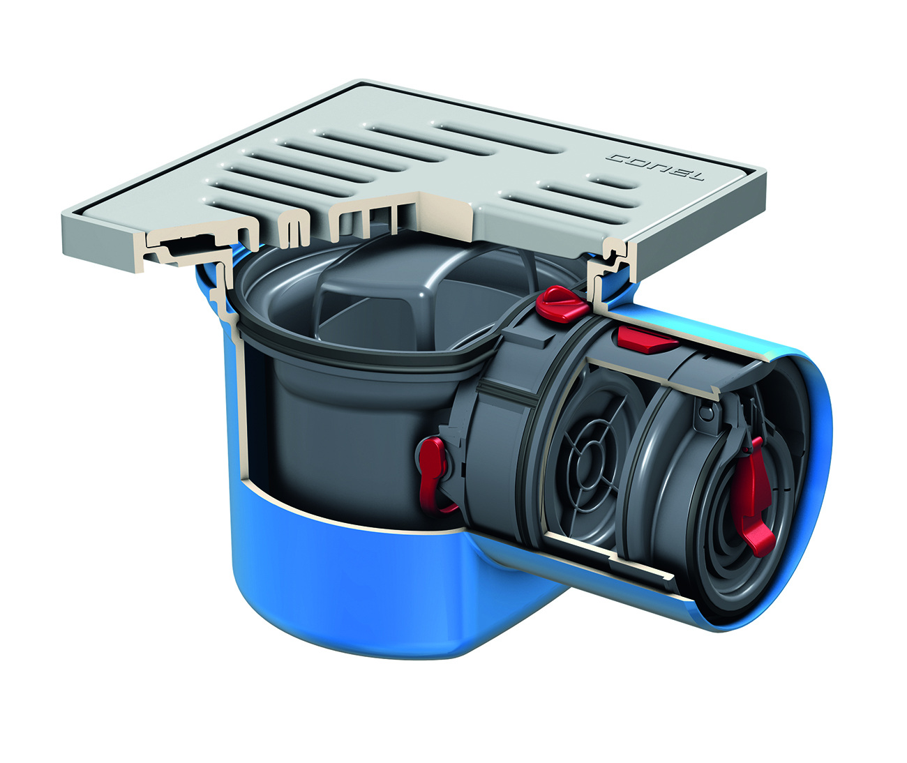 Conel: Drain Bodenabläufe und Rückstauverschlüsse | Haustec