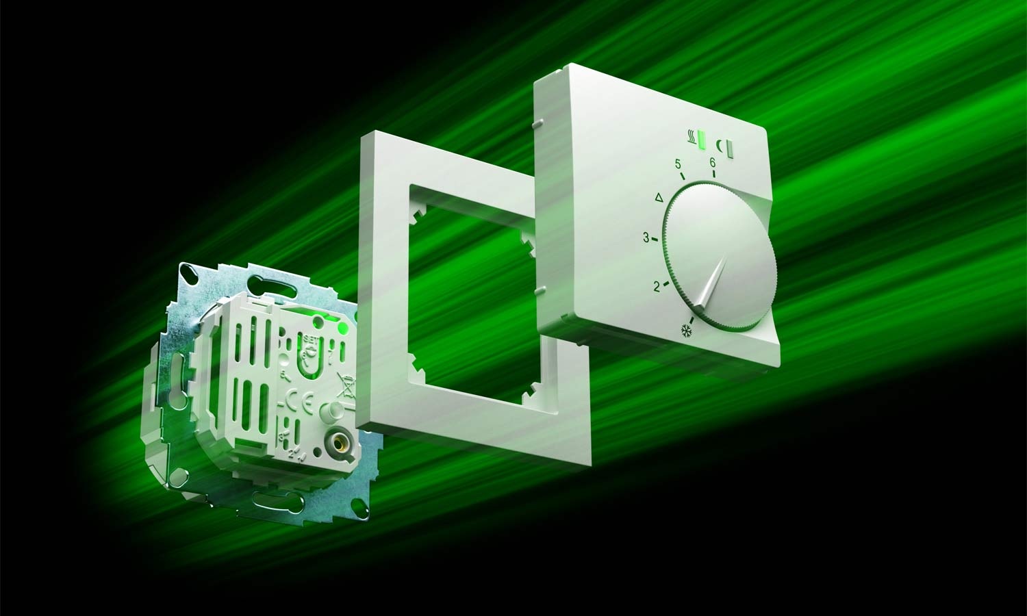 Eberle UTE 2800: Nächste Generation von elektronischen Unterputz-Reglern | Haustec