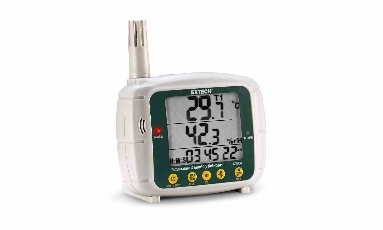 Extech 42280A: Temperatur- und Luftfeuchtigkeits-Datenlogger | Haustec