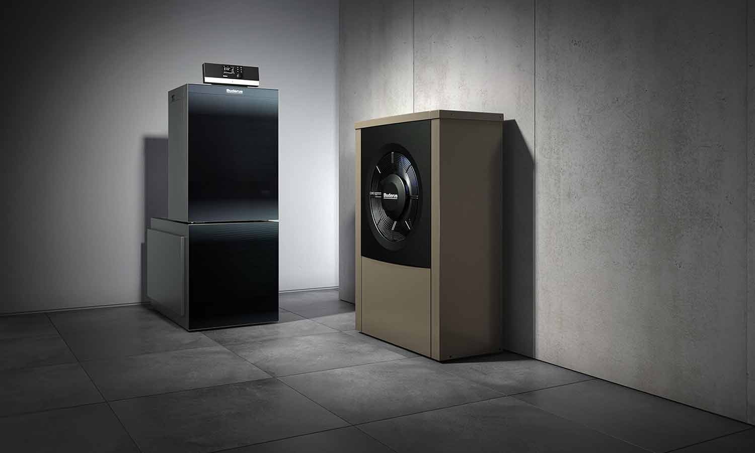 Buderus: Wärmepumpe als Ergänzung für Öl- oder Gasheizungen | Haustec