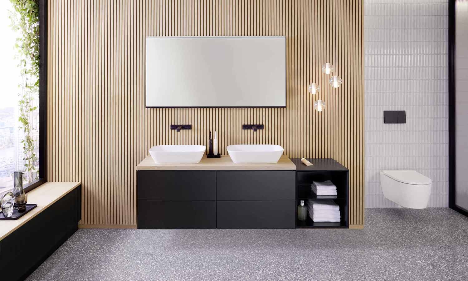 Keramik und Badmöbel: Geberit One jetzt auch in Schwarz matt erhältlich ...