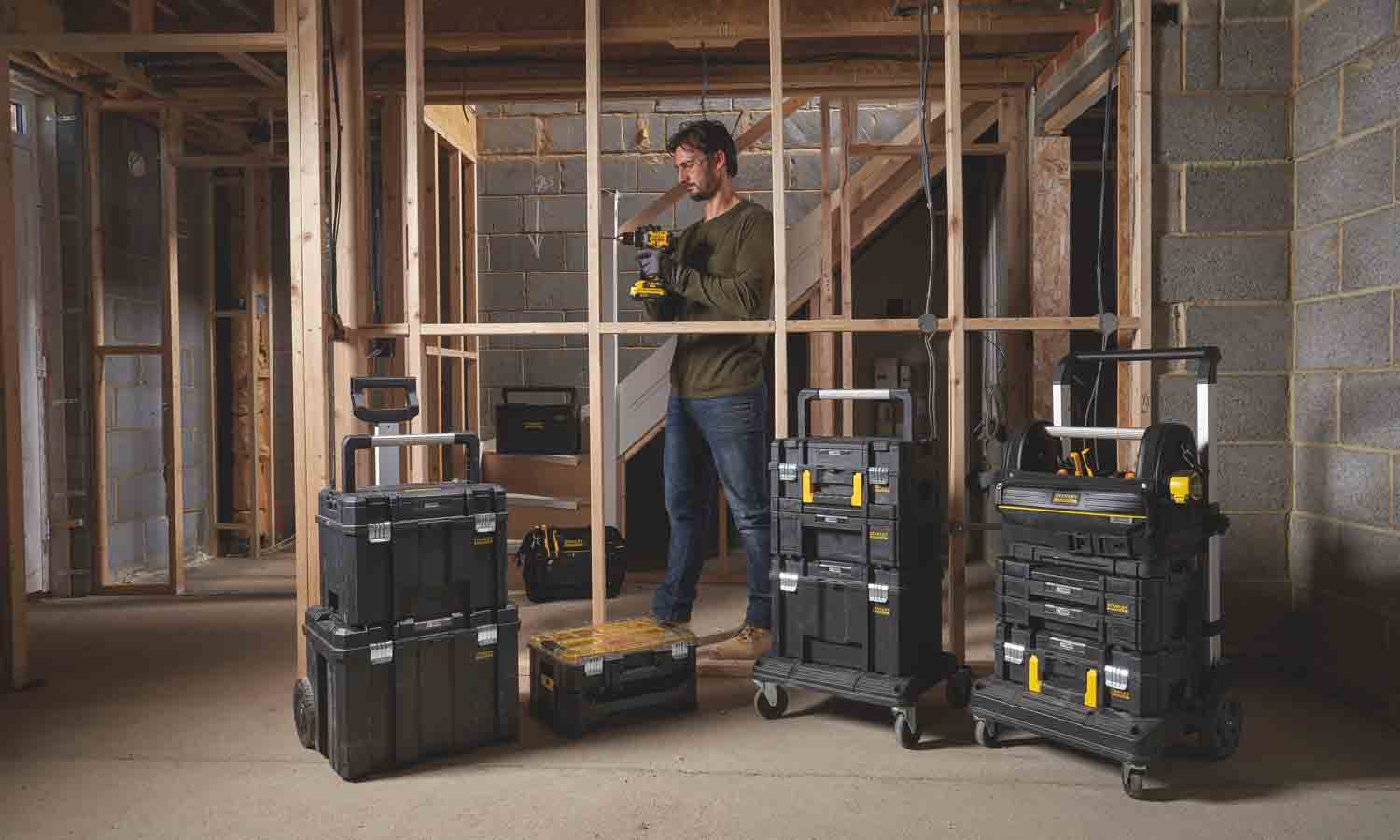 Stanley: Flexibles und modulares Aufbewahrungssystem Pro-Stack | Haustec