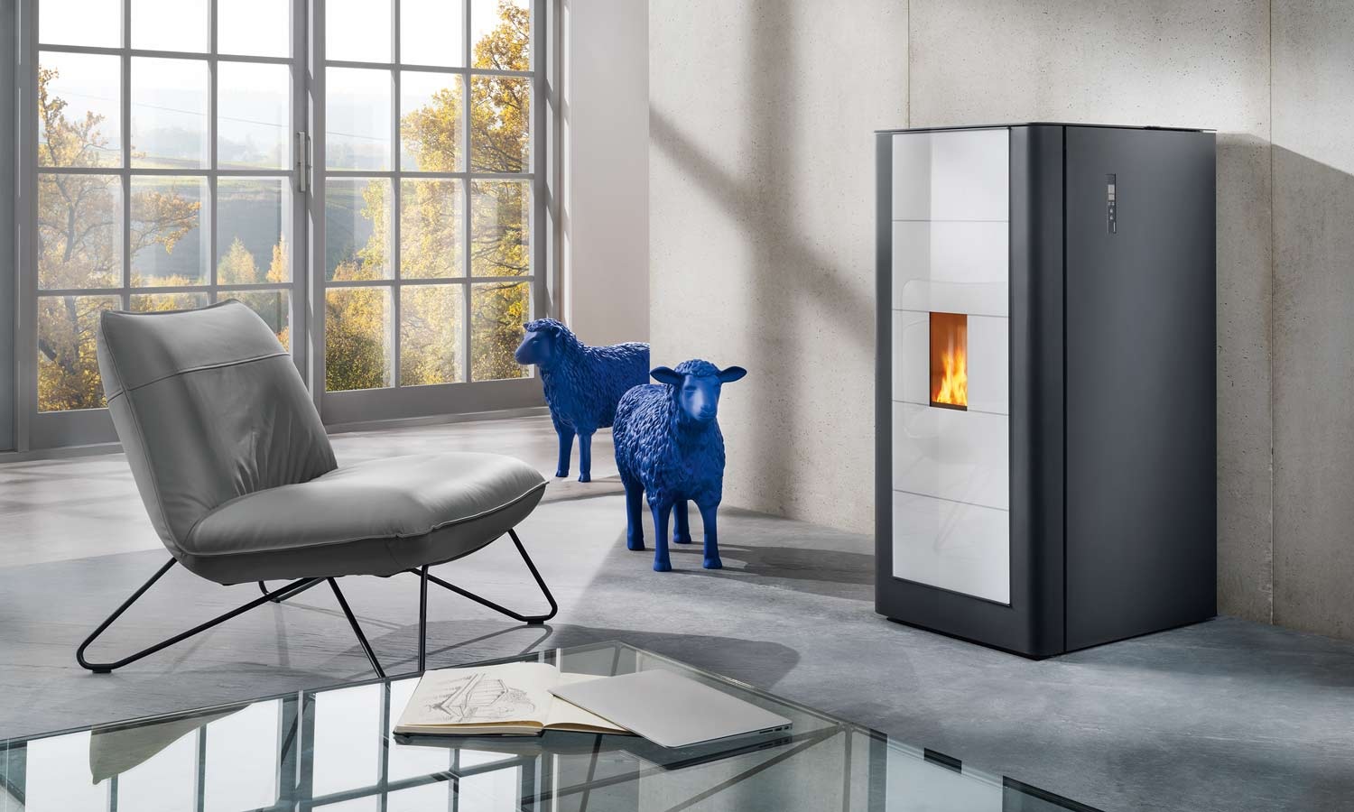 Wodtke: Wasserführender Pelletofen und Wärmepumpe als Hybridsystem ...