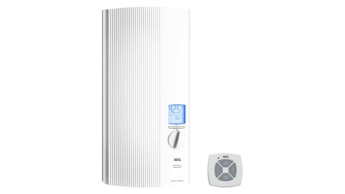 AEG: Vollelektronischer Komfort-Durchlauferhitzer DDLE Öko ThermoDrive ...