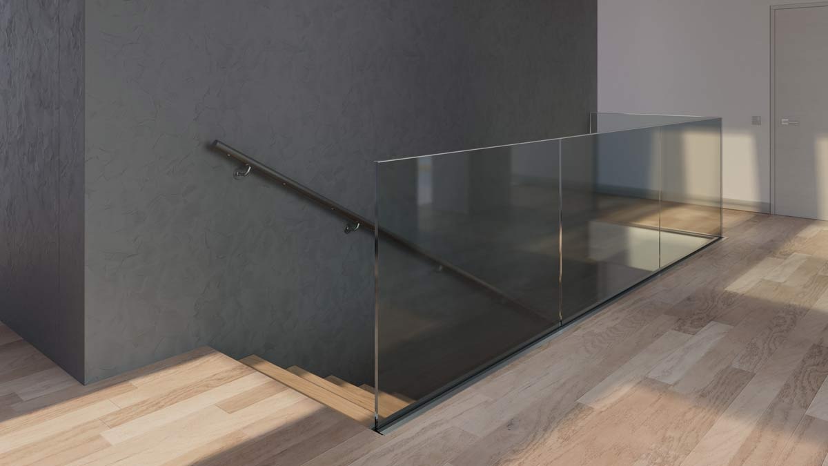Q-Railing Easy Glass Smart+ High: Einstellbares Glasgeländer für hohe ...