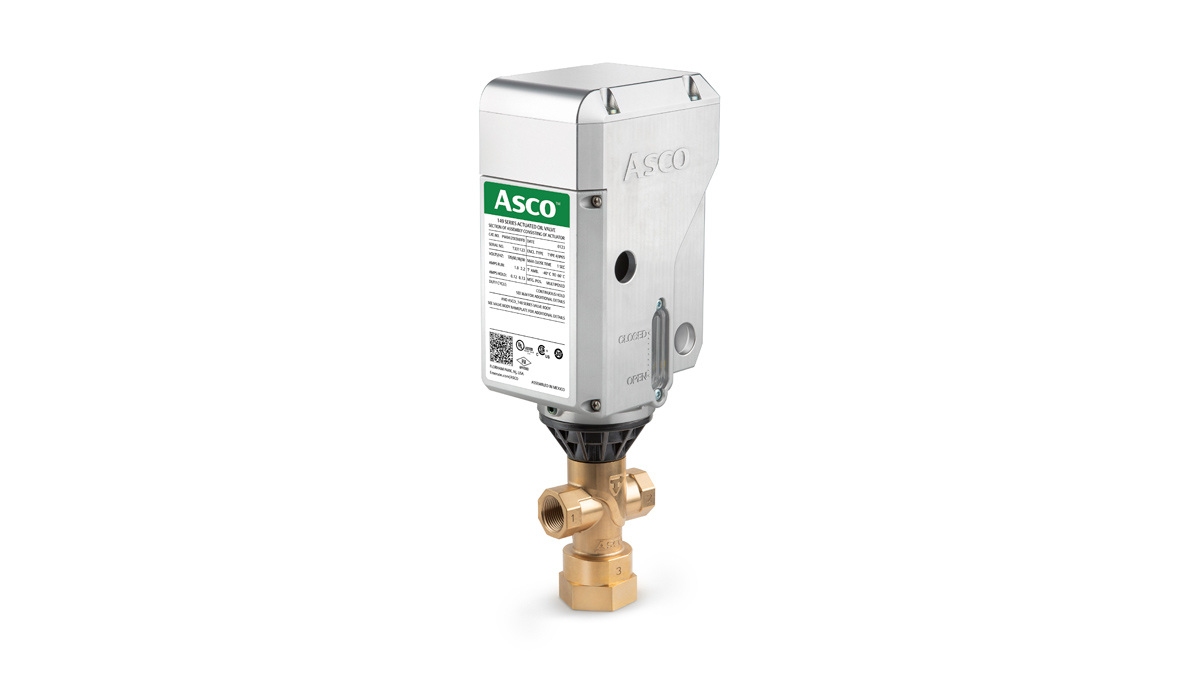 Emerson: Absperrventil mit motorisiertem Stellantrieb | Haustec