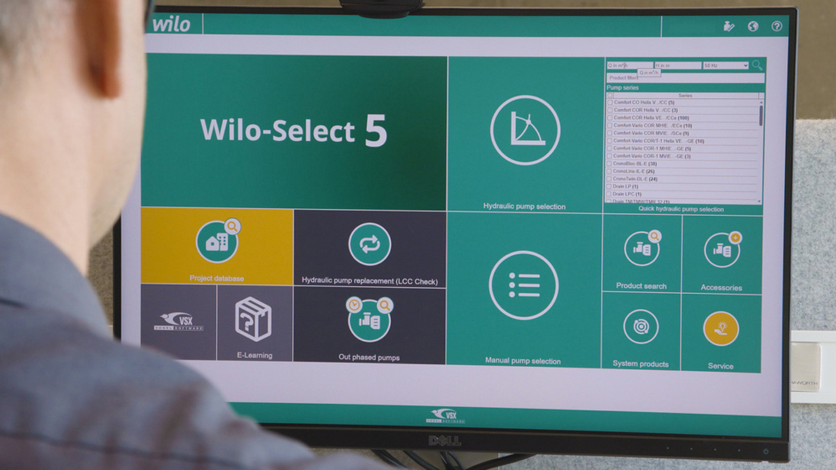 Wilo-Select 5 online: Kreiselpumpen-Planungstool bekommt Update | Haustec