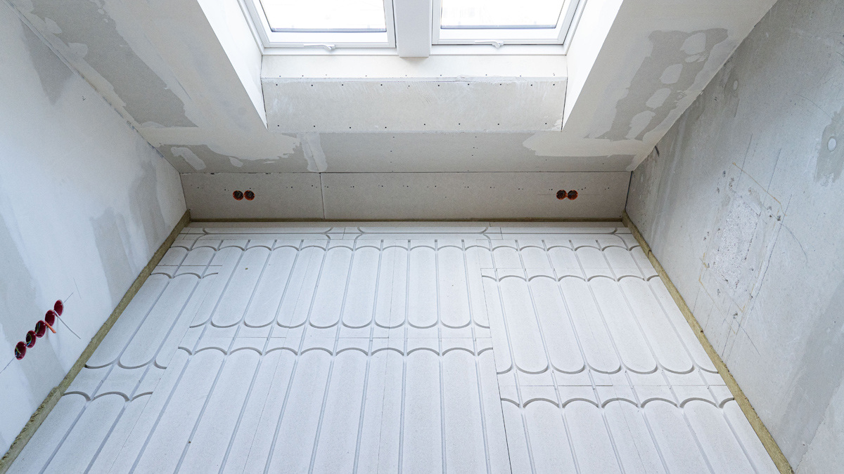 Fußbodenheizung Fermacell Therm25 für den nachträglichen Einbau | Haustec