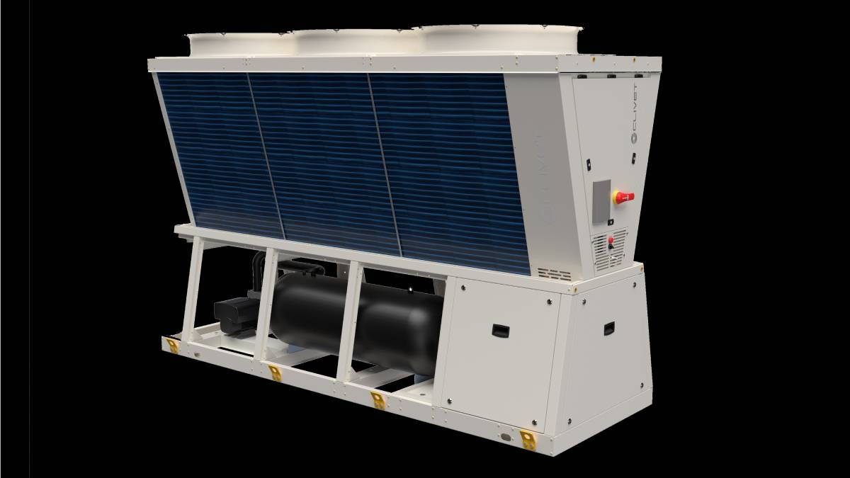 Clivet Edge Pro: Reversible R290 Full-Inverter Großwärmepumpe | Haustec