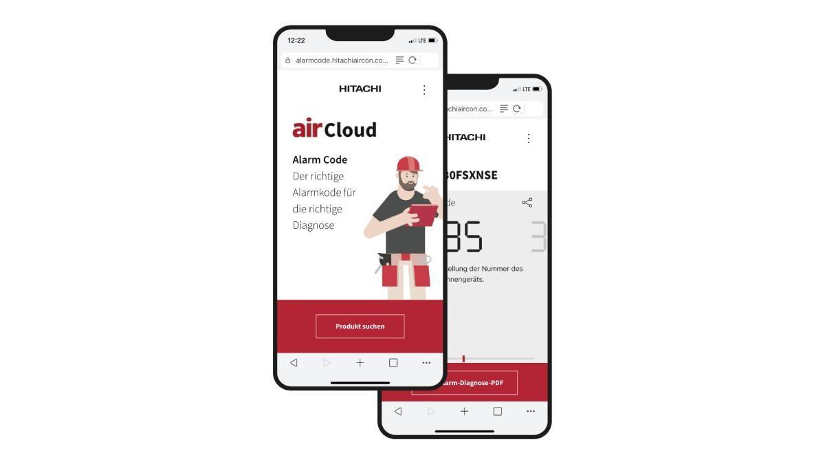 Hitachi AirCloud Alarm Code-App: Diagnosetool für Kühl- und Heizsysteme ...