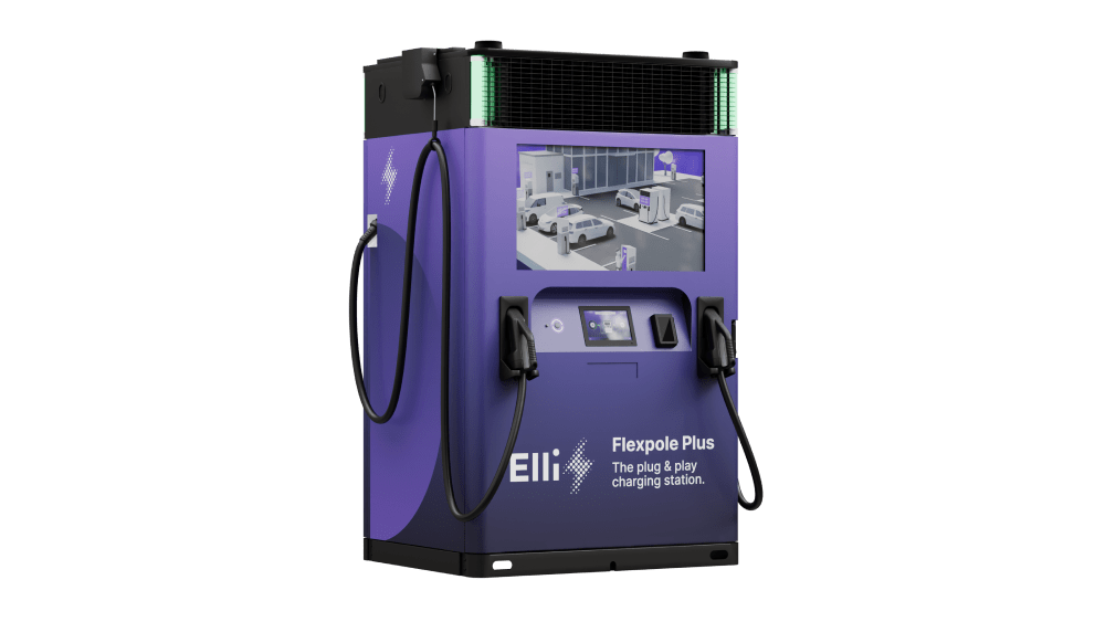 Elli stellt neue Schnellladesäule Flexpole Plus vor: Schnellladen ohne ...