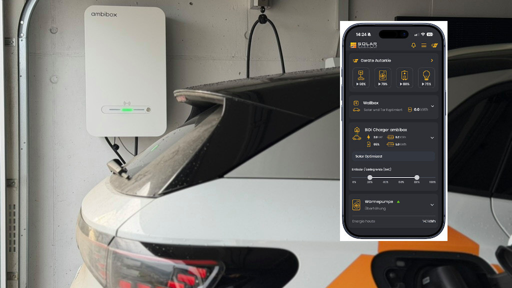 Solar Manager und Ambibox ermöglichen bidirektionales Laden | Haustec