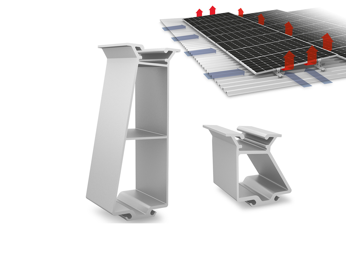 Mini-Rail-System von K2 Systems: Bessere Hinterlüftung für Module | Haustec