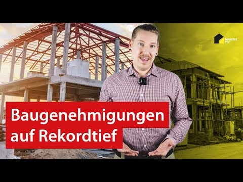 Baugenehmigungen auf Rekordtief | haustec NEWS | Haustec