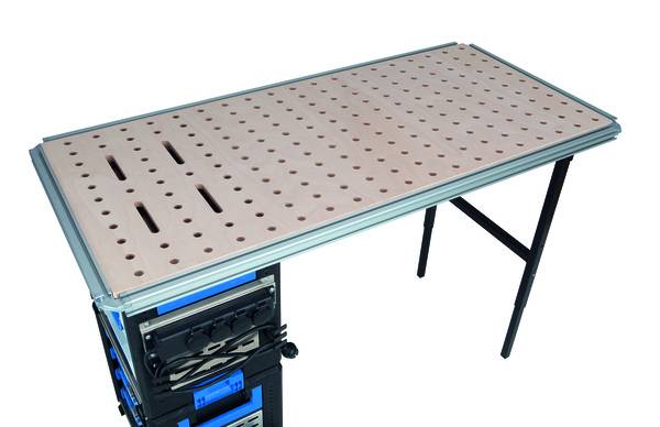 Fahrbare Werkbänke, Arbeitsstationen und Stauboxen im Komplettset | Haustec